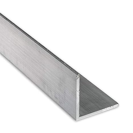 Aluminium Angle Profile Mill Finish 19mm x 19mm x 3.2mm - 6082 Alloy ...