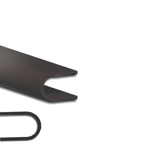 Expanded Mesh Edging Mill Finish 19.05mm x 6.5mm x 1.2mm x 3810mm, Mil ...