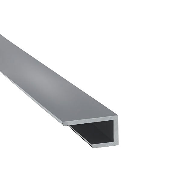Satin Anodised Aluminium End Stop 3.2mm - Wall Board Section, Grade 60 ...