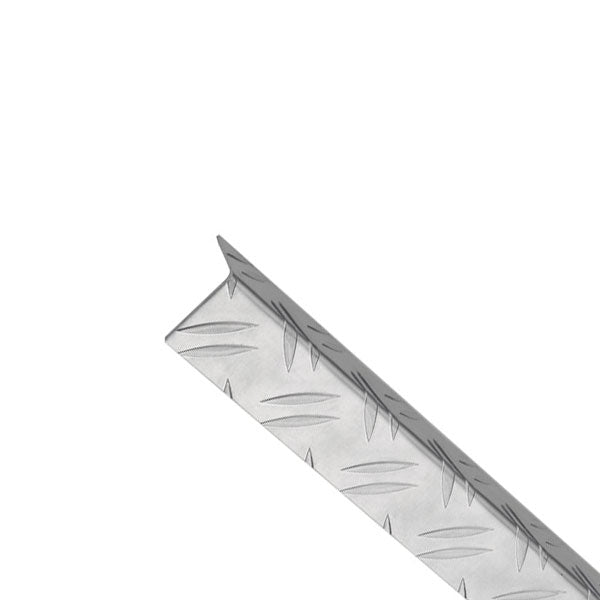 Aluminium Treadplate Angle Profile Mill Finish 35.5mm x 35.5mm, Grade ...